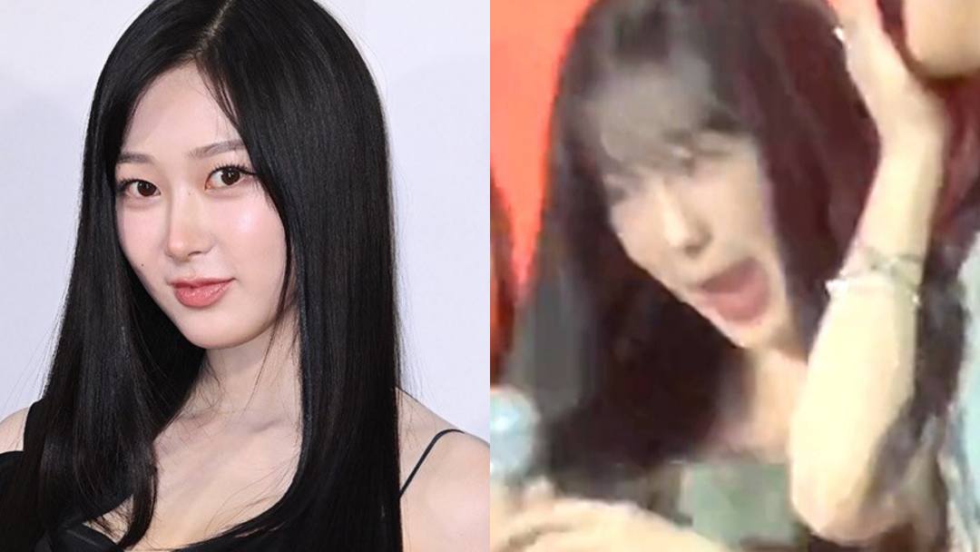 صراخ جيزيل عضوة فرقة ايسبا بعــد رؤيتها لحشرة علــى خشبة المسرح - كيبوبنا | KPOPNA - كيبوبنا